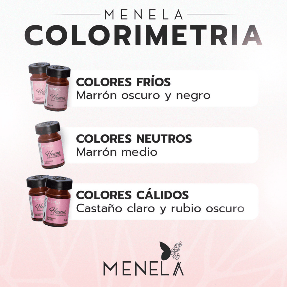Menela Professional Eyebrow Henna - Choose Your Color – MENELA US